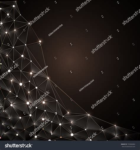 Blockchain Network Concept Distributed Ledger Computer Stock Vector