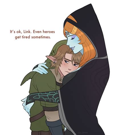 Link X Midna Midna And Wolf Link Wall Scroll Apocalyss