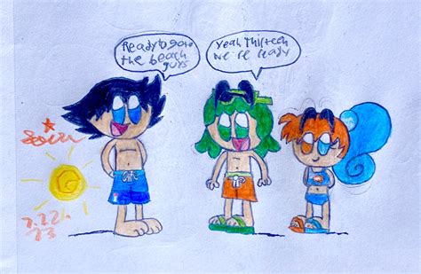 Taking The Nick Siblings To The Beach By Spencer04 On Deviantart