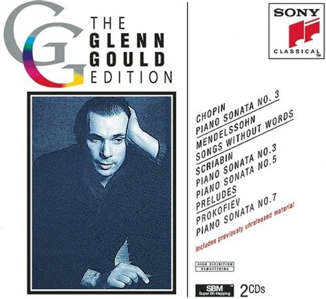 Plays Chopin Mendelssohn Scriabin And Prokofievglenn Gouldグレン・グールド