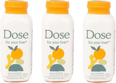 Dose Liver Support Supplement Shot Bundle 11 Bottles 16