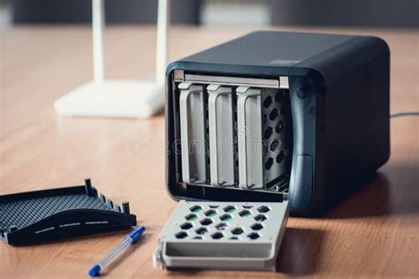 Small Nas Server Stock Image Image Of Database Enterprise 101759655