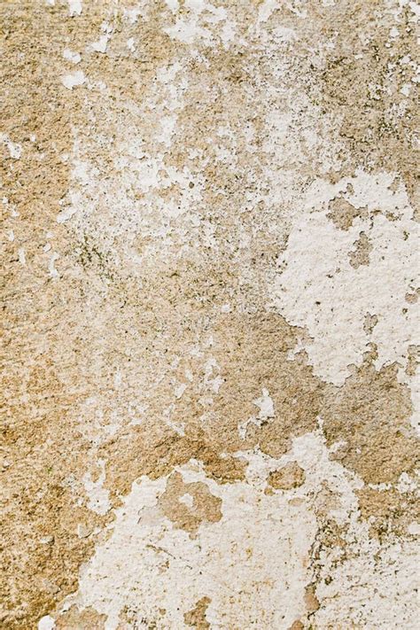 Deteriorated Stone Texture With Peeling Paint Stock Image Image Of