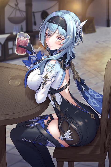 Eula Genshin Impact Drawn By Taro Peach Taro Danbooru