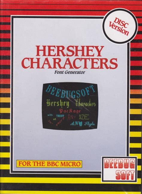 Hershey Characters Software Computing History