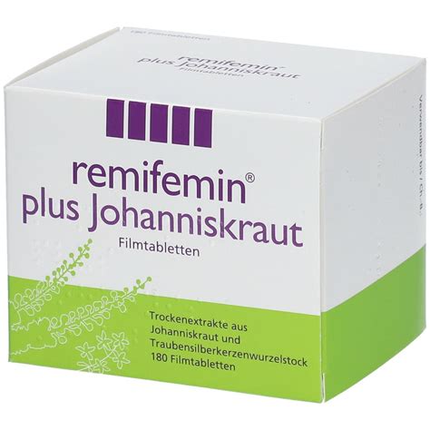 Remifemin® Plus Johanniskraut Filmtabletten 180 St Shop Apotheke