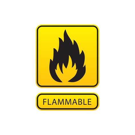 Premium Vector Flamable Icon Fire Symbol Vector Icon