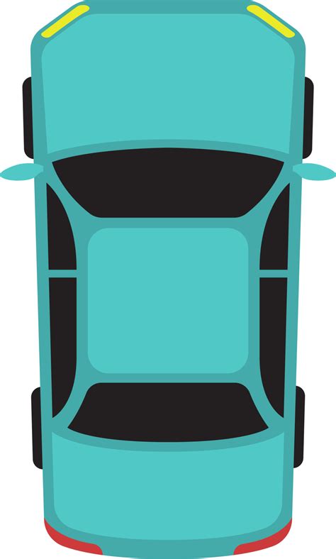 Car Top View Clipart Design Illustration 9391781 Png
