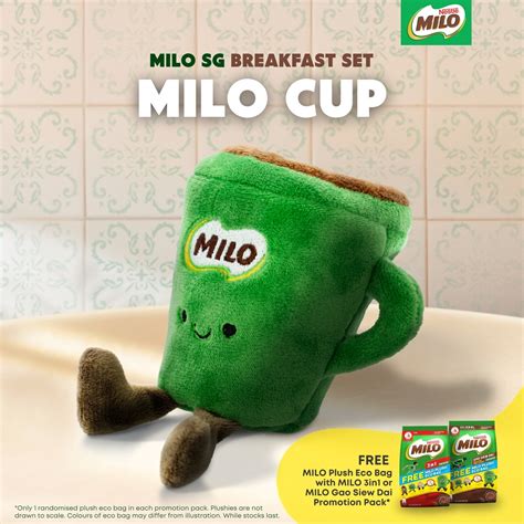 Milo Unveils Limited Edition Singapore Set Meal Plushies For 75th