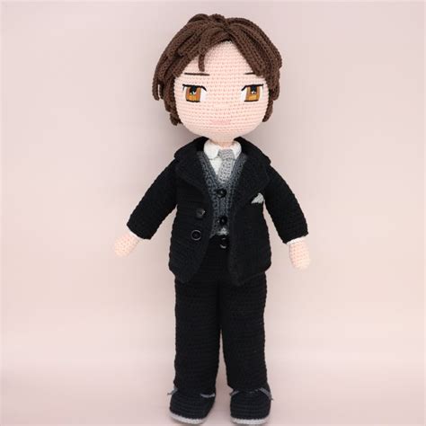 Ethan The Groom Doll Pattern Crochet Doll Pattern Crochet Doll Doll Pattern