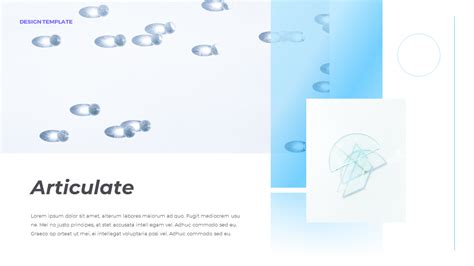 Glass Visual Design Slide Ppt