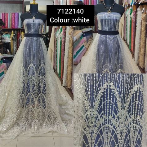 Jual Kain Sugar Candy Crystal Tile Sugarcandy Dress White Shopee Indonesia