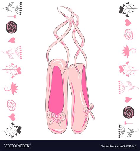Hanging Ballet Shoes Clip Art