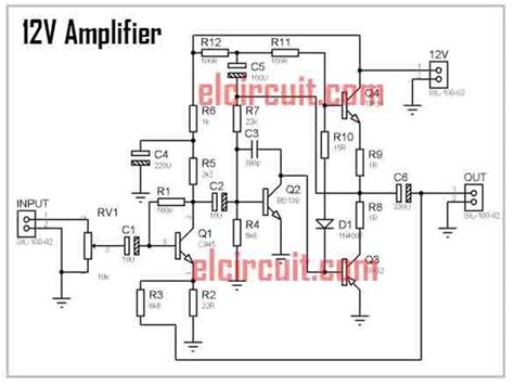 Mini Amplifier Circuit Diagram
