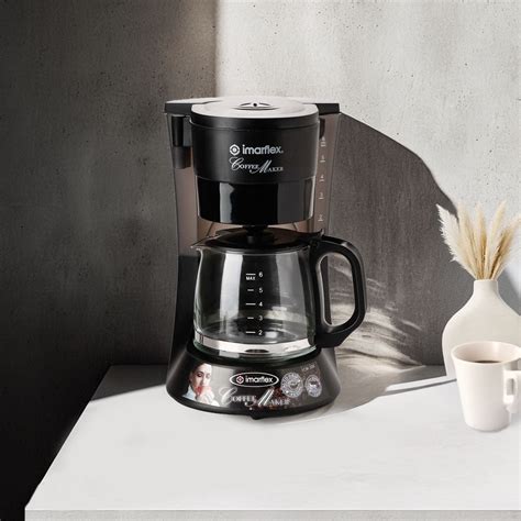 Imarflex Glass Coffee Maker Black Icm700s Sm Home