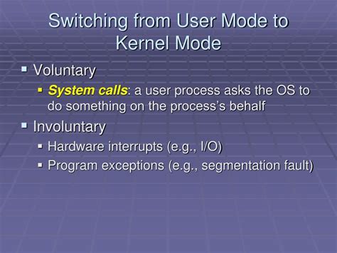 ppt memory protection kernel and user address spaces powerpoint