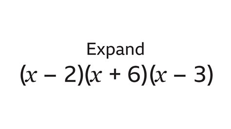 How To Simplify Expressions And Expand Brackets Gcse Maths Revision Bbc Bitesize