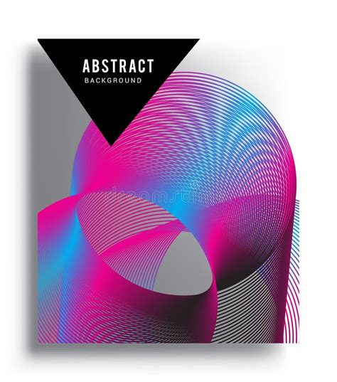 Abstract Geometric Line Pattern Background For Business Brochure Cover Design Colorful