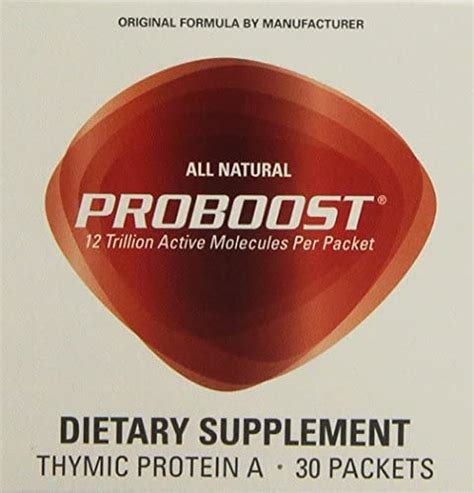 Proboost Thymic Protein A 4 Mcg 30 Packets By Genicel Inc