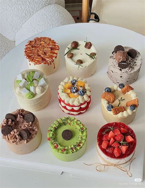 Delicious Mini Cakes Tiny Cakes Cake Designs Cake Decorating