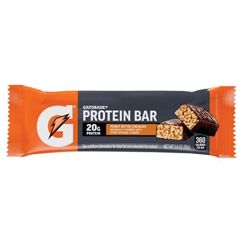 Gatorade Protein Bar Chocolate Peanut Butter 6ct Display Box
