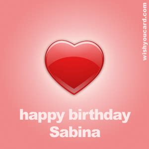 Happy Birthday Sabina Free E Cards
