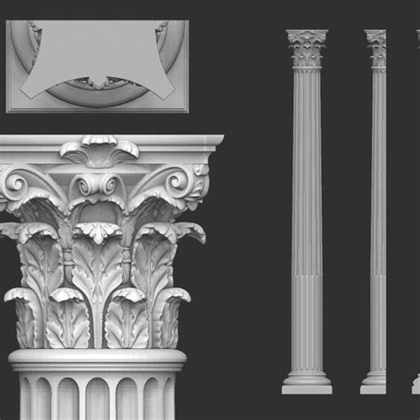 3d File Columns Classical Decoration N10 🏛️ ・3d Printer Model To