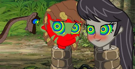 Kaa Hypnotizes Oliver And Octavia Mlp Eg By 14oliverhedgehog On Deviantart
