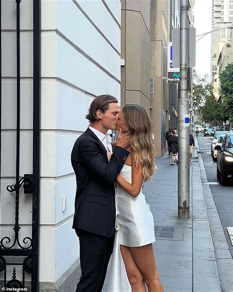 Afl Legend Billy Brownless Daughter Ruby Celebrates Engagement To Josh