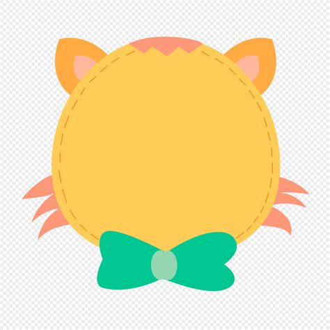 Cute Cat Frame Free Cat Clipart Border Clipart Png Image Image And Picture For Free Download