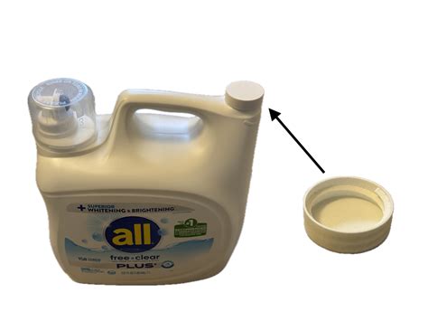 Detergent Bottle Cap All Free And Clear 7l Size By Marksmakerspace