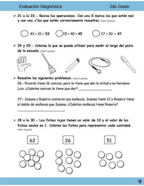 EvaluaciÓn Diagnostica 1º Y 2º Primaria Imagenes Educativas