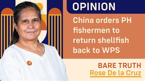 China Orders Ph Fishermen To Return Shellfish Back To Wps