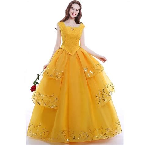 Most Beautiful Yellow Dress Idea Belle Costume Belle Cosplay