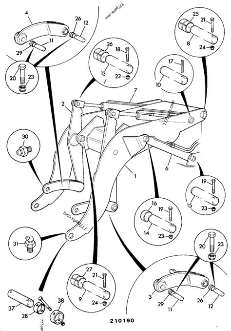 811 20062 Pin Pivot 81120062 Jcb Spare Part