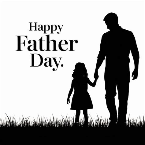 Un Cartel Para Un Padre Y Una Hija Con Una Foto De Un Padre E Una Hija
