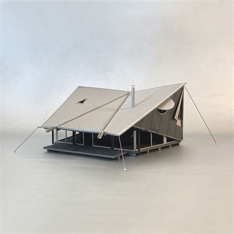 Modern Architecture A Solar Panel On A White Table