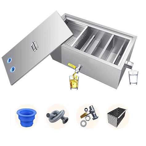 Commercial Grease Interceptor Stainless Steel Grease Trap