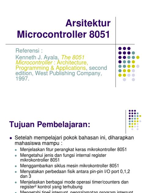 4 Arsitektur Microcontroller 8051 Pdf
