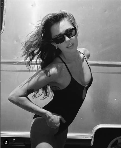 Miley Cyrus Shows Off Her Daring Style Opting For A Topless Look Under