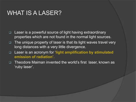Laser Ppt Pptx