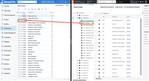 Sub Jobs Project Tasks And Cost Codes Agave Sync