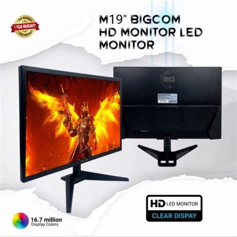 Jual LED Monitor Gaming 19 HDMI VGA Out Put 60Hz Garansi 1 Thn Shopee Indonesia