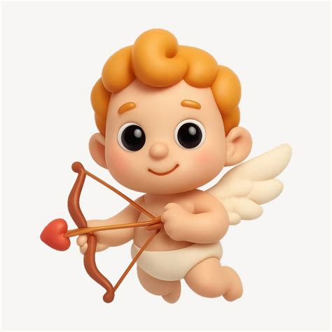 Cute Cherub With Heart Arrow Free Photo Illustration Rawpixel