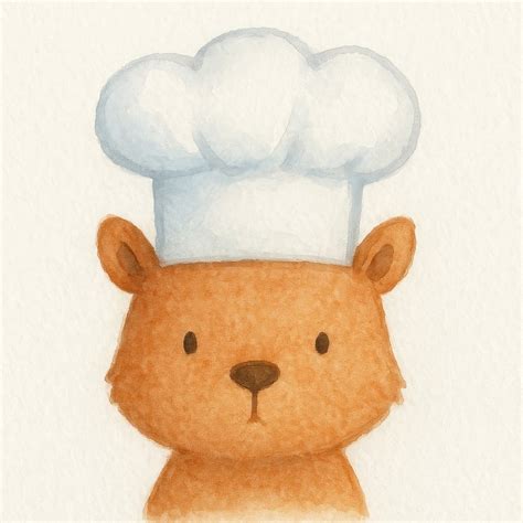 Cute Bear Chef Illustration Free Photo Illustration Rawpixel