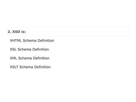 Service Oriented Architecture Unit 1 Xml Schema Ppt