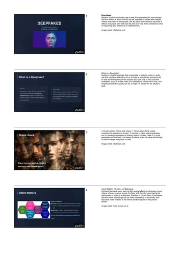 Deepfakes Ks3 Ks4 Pshe And Rshe Safeguarding And Online Safety Lesson Teaching Resources