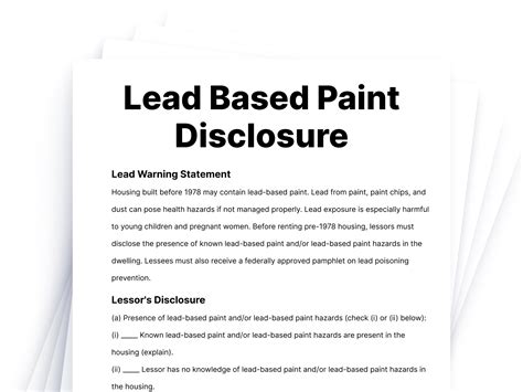 Lead Based Paint Rocketrent