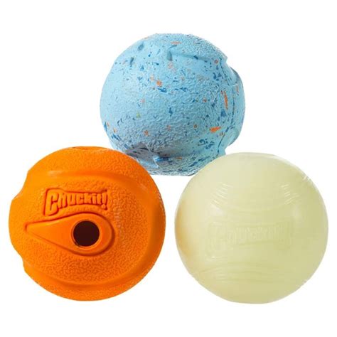 Chuckit Fetch Medley Assorted 3 Pack Medium Torne Valley