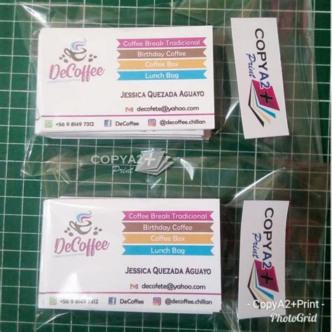 Tarjetas De Presentación Para Decoffeechillan Copya2 Benditoarte